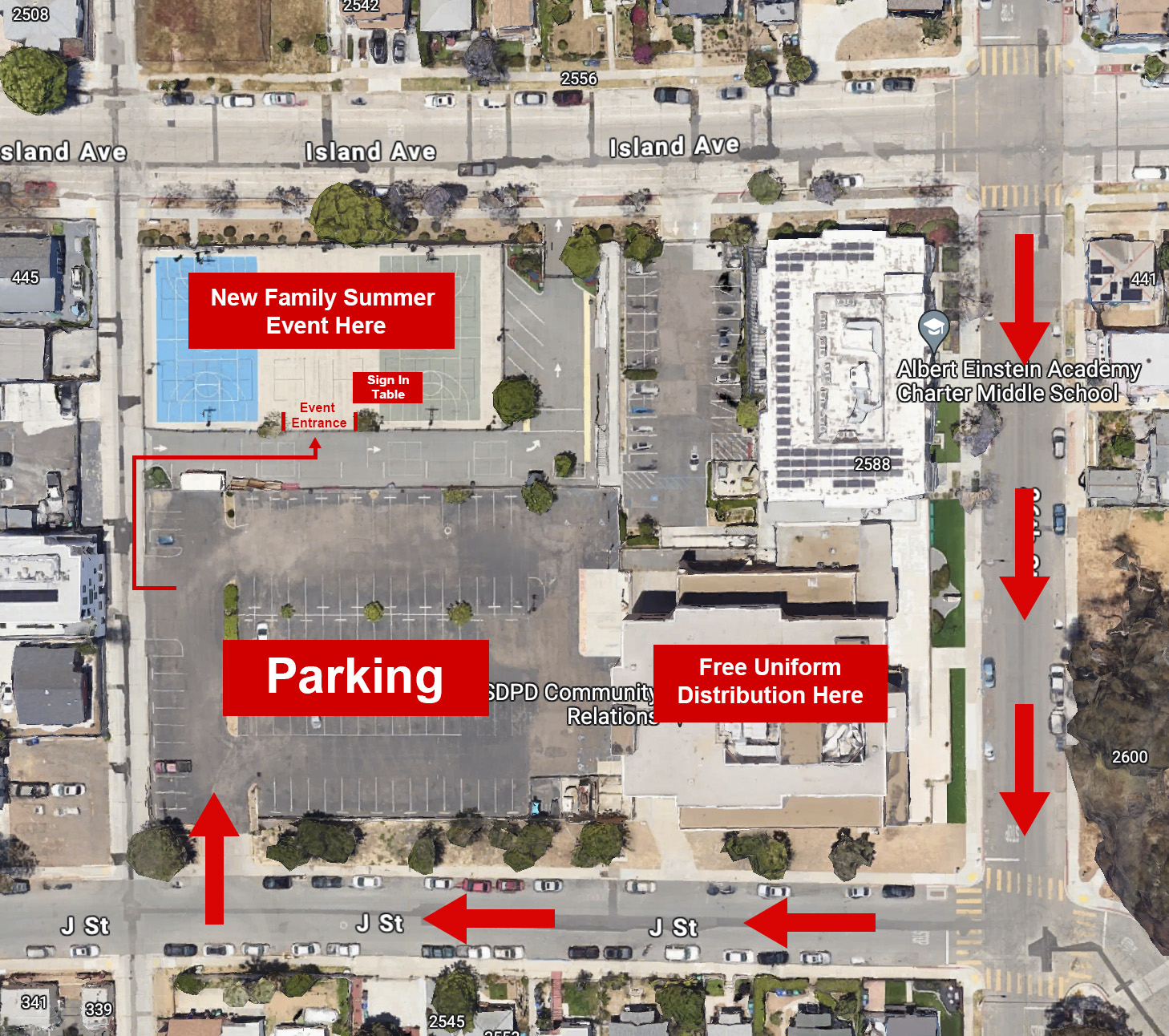 New Family Event Map | AEA